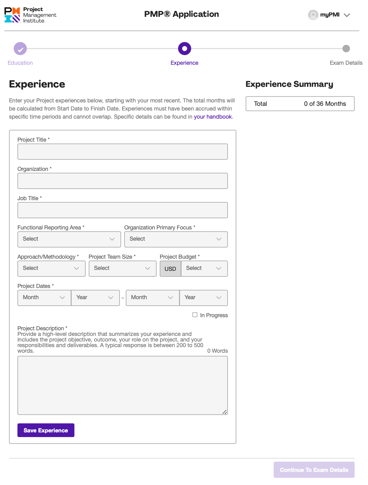 How to Fill in Your Experience Hours on the PMP® Application? - IMT-PM