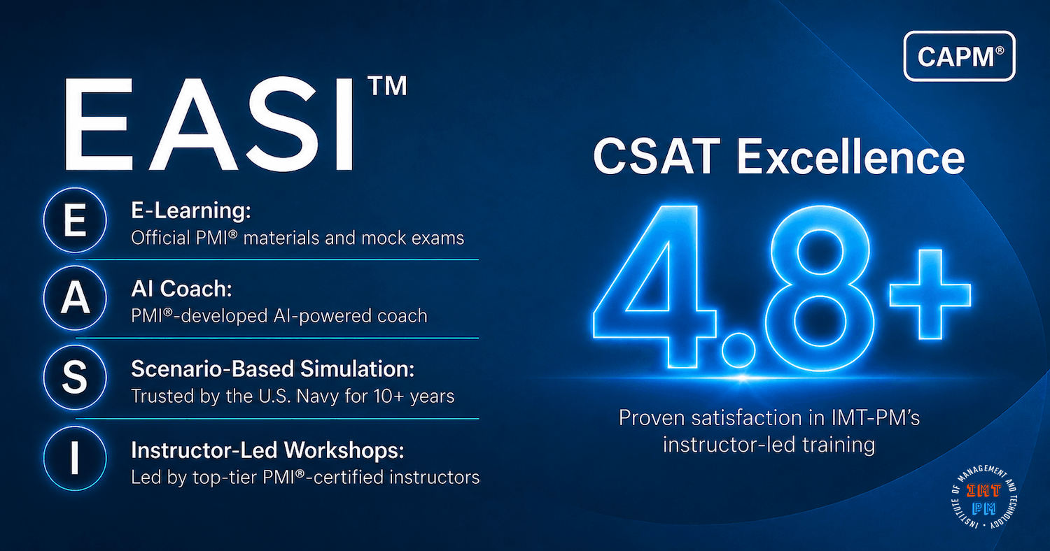 PMI Authorized CAPM Exam Prep Course – 2025 Online Training